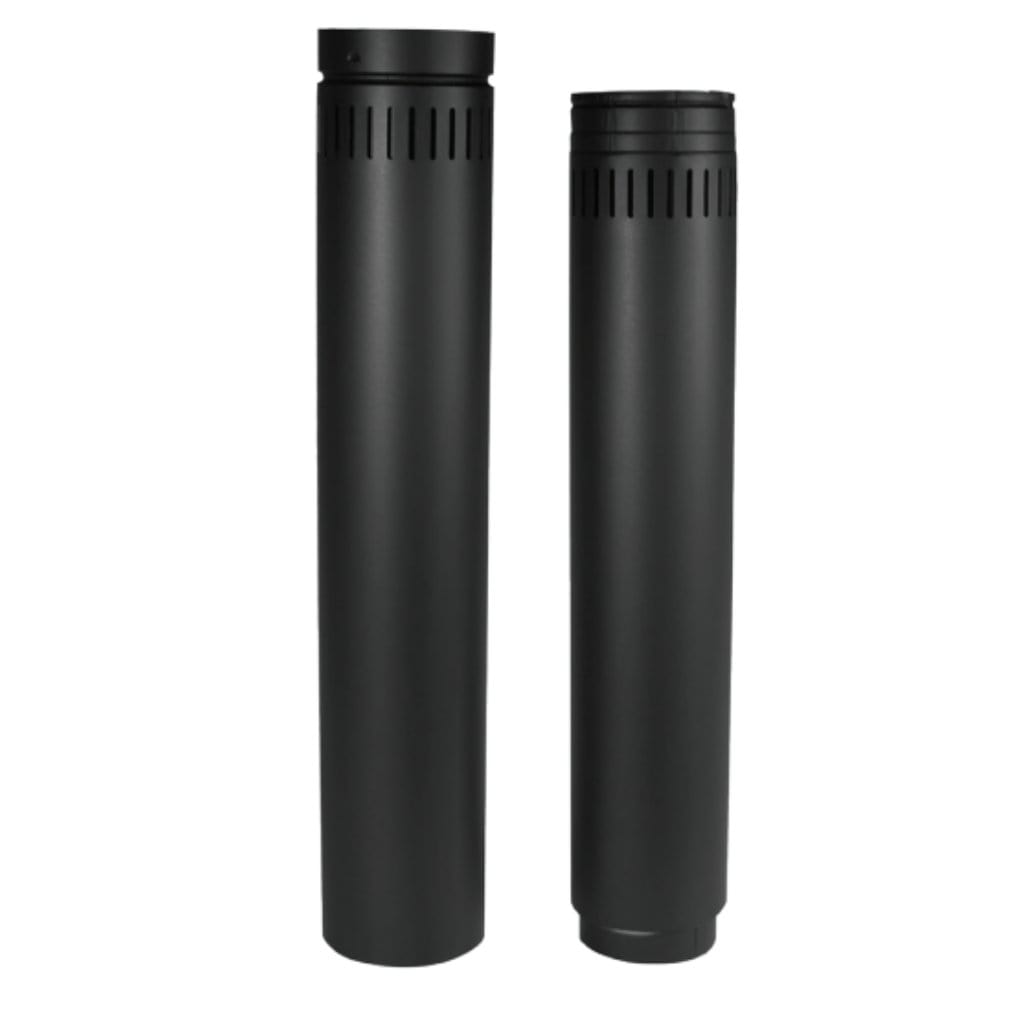 Security Chimneys Secure Black 6DL42A Double Wall Telescopic Lengths ...