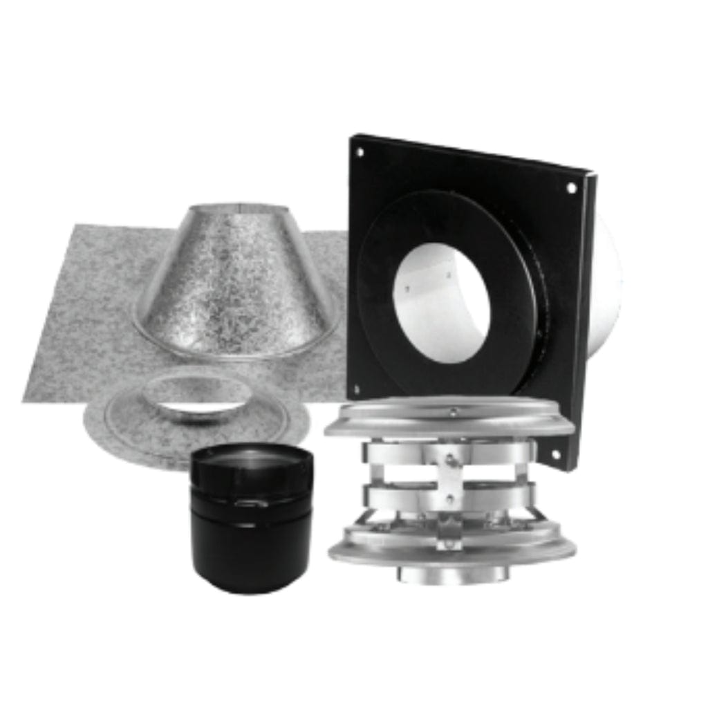 Security Chimneys Secure Pellet 3SPVVKIT Vertical Kit-Flat Ceiling ...